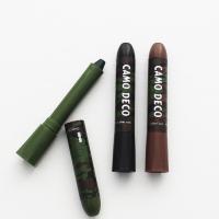 China 3 Colors Washable Crayon Art Camouflage Face Body Painting Kit for sale