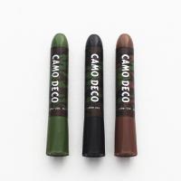 China 3 Colors Washable Crayon Art Camouflage Face Body Painting Kit for sale