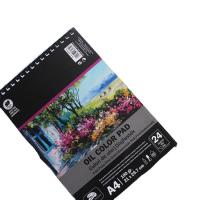 China Hot selling wholesale A4 30 sheets acid-free drawing paper oil pad for art painting for sale