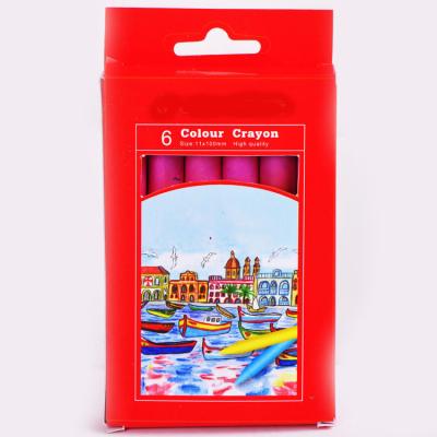 China Customized logo with low price hot sale safety wax crayons set for sale