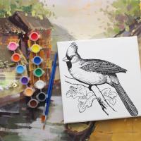 China Wholesale DIY acrylic painting set pre-printed painting canvas set for sale