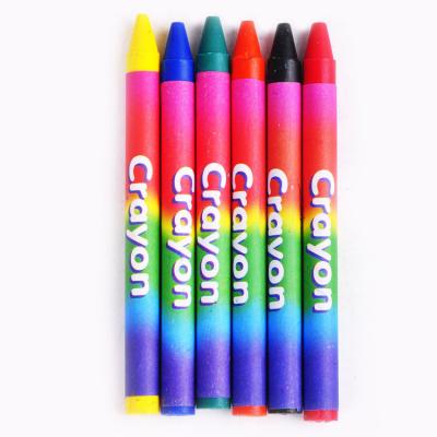 China 90mm factory price high quality custom logo 6 colors wax crayon for sale