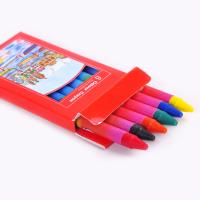 China 90mm factory price high quality custom logo 6 colors wax crayon for sale