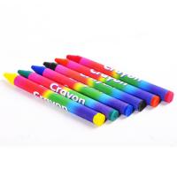 China 90mm factory price high quality custom logo 6 colors wax crayon for sale