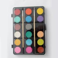 China 28mm art painting wholesale premier 18 color watercolor paint set professional for sale