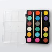 China 28mm art painting wholesale premier 18 color watercolor paint set professional for sale