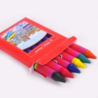 China 14mm back to school drawing set 6 color wholesale safe jumbo crayon for sale