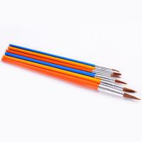 China 6pcs wholesale colorful goat hair wood brushes watercolor for sale