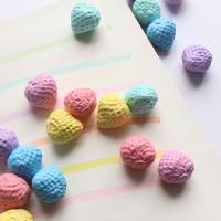 China wholesale creative 3D strawberry shaped cartoon plastic crayons for coloring for sale