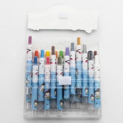 China High quality wholesale customizable rotating crayons non toxic wax crayon for kids for sale