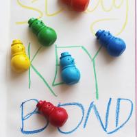 China Cute 3D shaped washable wax crayon for school and office for sale
