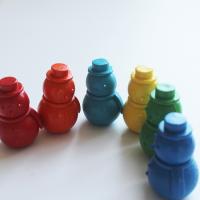 China Cute 3D shaped washable wax crayon for school and office for sale