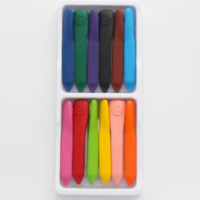 China Children's crayon rich colors silky non-toxic wax crayon for school and office for sale