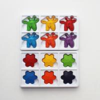 China Factory price creative 3D shaped wax crayon for kids  lovely stationery products for sale