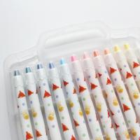 China Hot Products 24 Colors  silky crayon set for school and office for sale