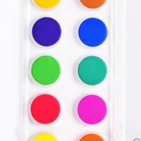 China 12 color transparent plastic box kids drawing watercolor cake for sale