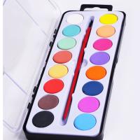 China 16pcs kids watercolor painting b2c cheap watercolor cake for sale