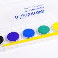 China watercolor painting set wholesale 28mm watercolor cake 6 color set for sale