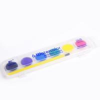 China watercolor painting set wholesale 28mm watercolor cake 6 color set for sale
