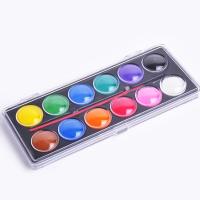 China Wholesale 28mm art and hobby 12 color watercolor cakes set for sale