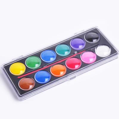 China Wholesale 28mm art and hobby 12 color watercolor cakes set for sale