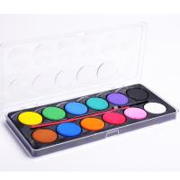 China Wholesale 28mm art and hobby 12 color watercolor cakes set for sale