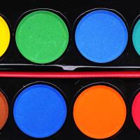 China Wholesale 28mm art and hobby 12 color watercolor cakes set for sale
