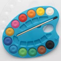 China 12 color DIY painting set wholesale watercolor cake for sale