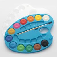 China 12 color DIY painting set wholesale watercolor cake for sale