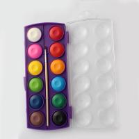 China Wholesale 12 color art painting high quality EN 71 test 30 mm watercolor set for sale