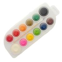 China wholesale 12 color pp box watercolor cake high quality 30mm watercolor set for sale