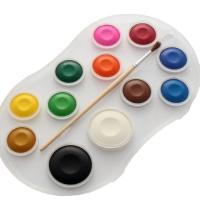 China 12 color art painting b2c wholesale premier 30mm watercolor paint box for sale