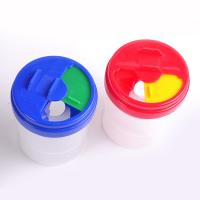 China high quality plastic bucket colourful wash pen brush pot for sale