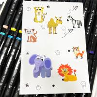 China Factory Direct 64PCS Wooden Box Children Drawing Tools Stationery Art Set for sale