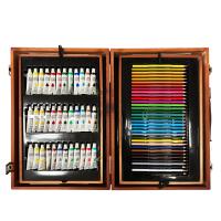 China Wholesale 174PCS Deluxe Wooden Case Stationery Gift Kids Drawing  Art Set for sale