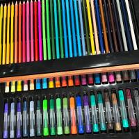 China Wholesale 174PCS Deluxe Wooden Case Stationery Gift Kids Drawing  Art Set for sale