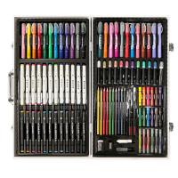 China Wholesale 94PCS Colorful Wooden Case variety Stationery Gift Kids Drawing  Art Set for sale