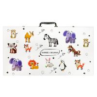 China Wholesale 94PCS Colorful Wooden Case variety Stationery Gift Kids Drawing  Art Set for sale