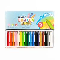 China Hot Selling 18PCS Non Toxic Silky Stationery Art Coloring Set Plastic Crayon for sale