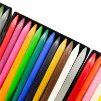 China New Design 36PCS Colorful Non Toxic Triangle Shape Kids Art Set Plastic Crayon for sale