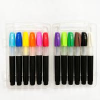 China Hot Selling 12PCS Non Toxic Colorful Washable Silky Stationery  Drawing Set Wax Crayon Pen for sale