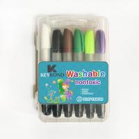 China Hot Selling 12PCS Non Toxic Colorful Washable Silky Stationery  Drawing Set Wax Crayon Pen for sale
