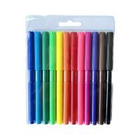 China Creative stationery OEM student Children 12 Colors painting  fibre tip pen watercolor pen set for sale