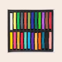 China Wholesale OEM kids drawing multi-color chalk stick 24pcs soft pastel set for sale