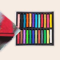 China Wholesale OEM kids drawing multi-color chalk stick 24pcs soft pastel set for sale