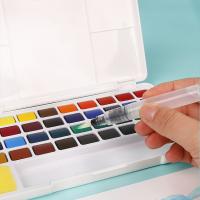 China Hot selling multi-color OEM 36pcs water-based solid transparent watercolor painting set for kids drawing for sale