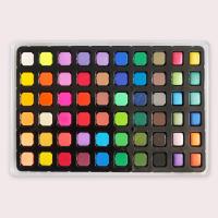 China OEM  wholesale 60colors artist kids drawing solid pearlescent watercolor painting set for sale