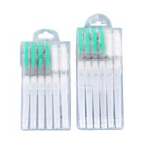 China High quality 6 different tip customized 19CM nylon hair watercolor paint brush pen set for sale