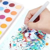 China High quality 6 different tip customized 19CM nylon hair watercolor paint brush pen set for sale
