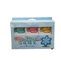 China Reliable Quality Funny Cute Non Toxic Washable Smooth 6Pcs Crayon Set For Kids Painting for sale